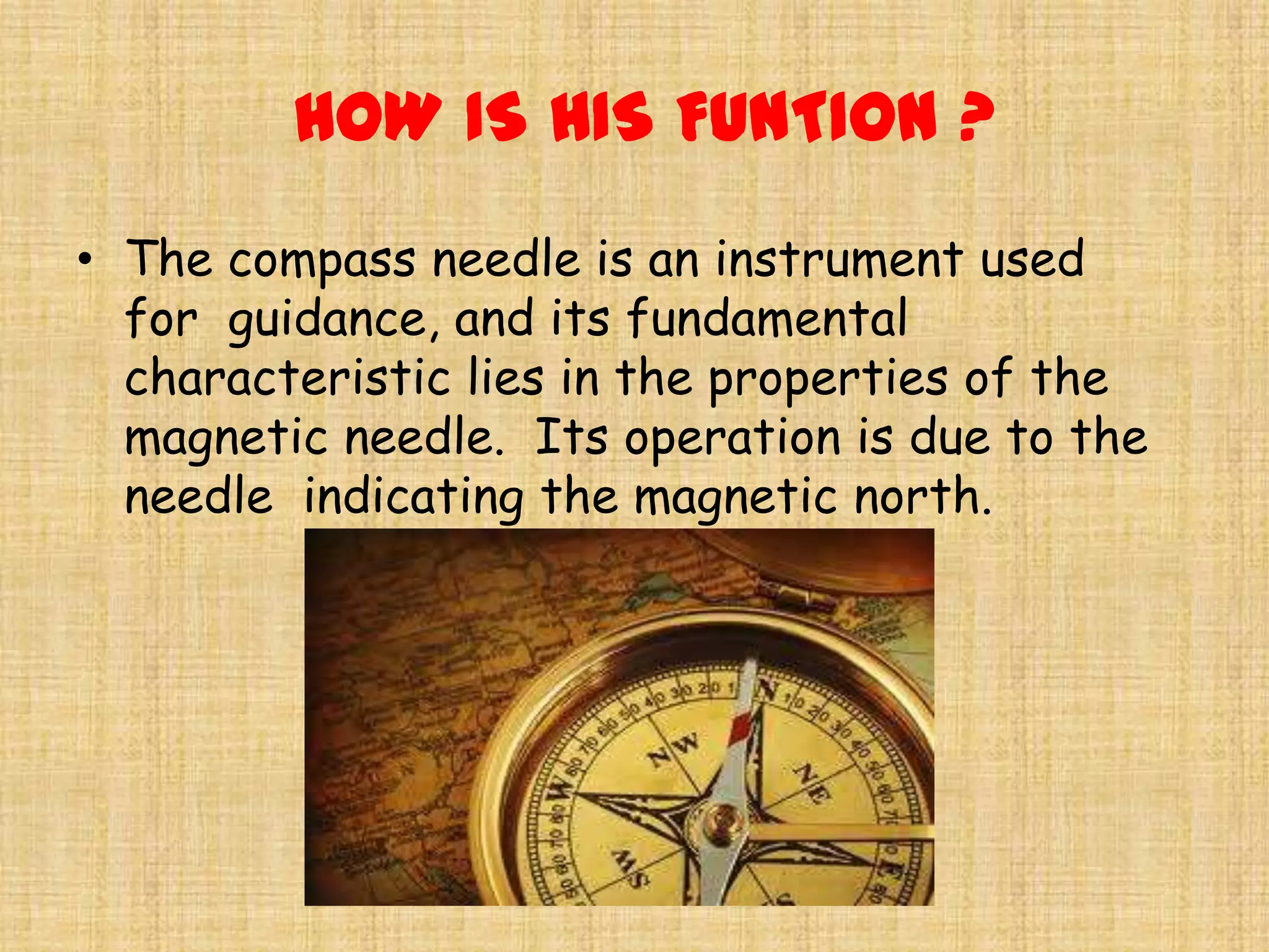 Compass needel | PPTX
