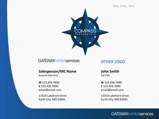 Compass presentation template | PPTX