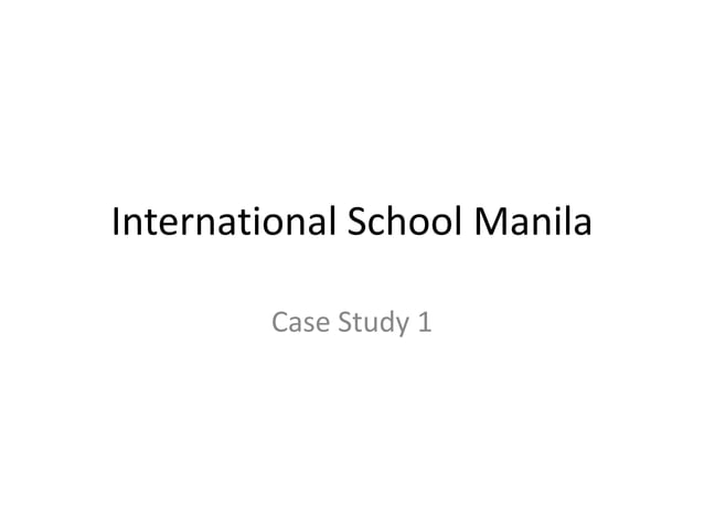 Compass Schools-Manila Case Study | PPT