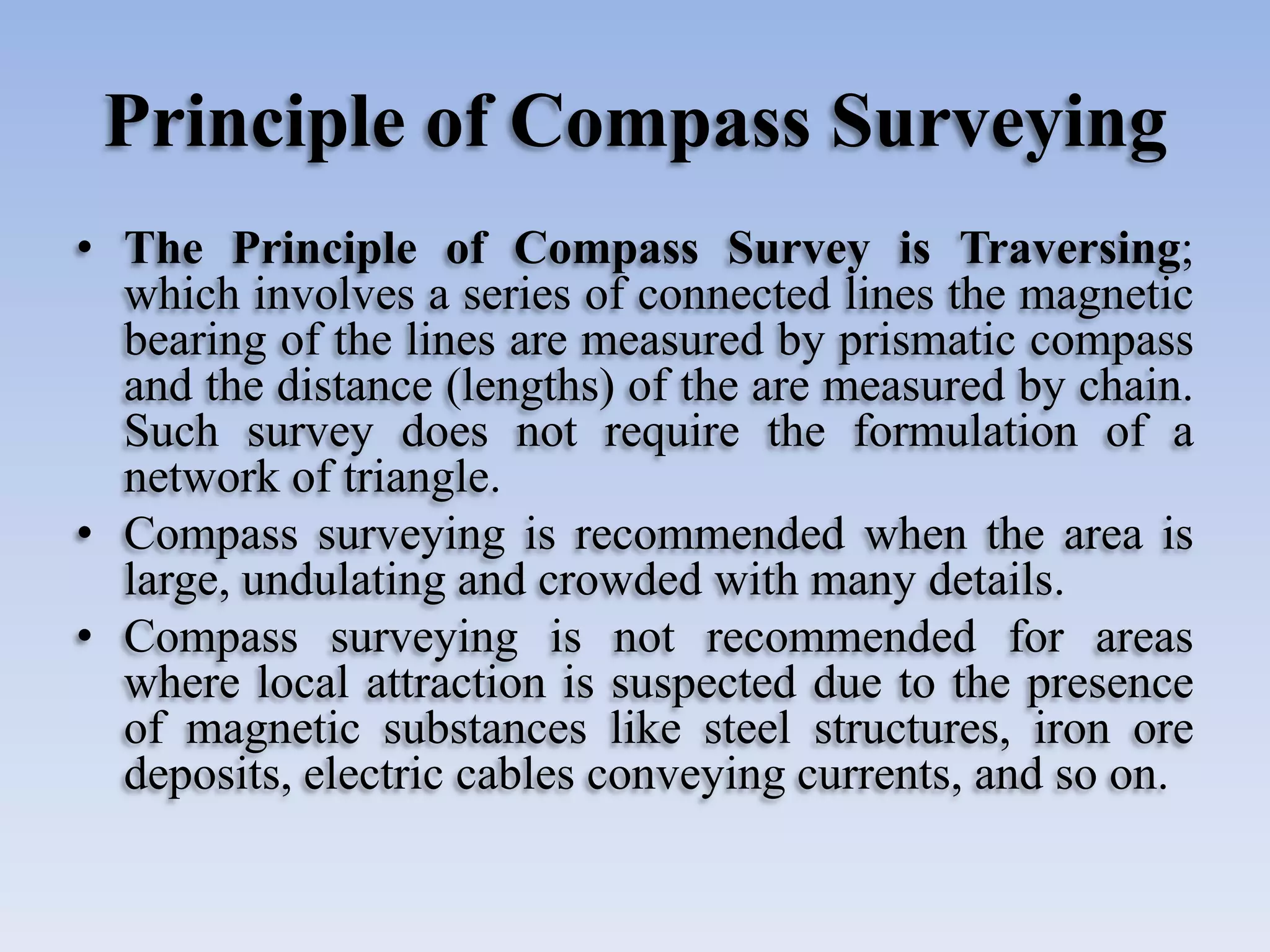 Compass Surveying | PPTX