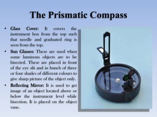 Prismatic Compass Surveying Instrument