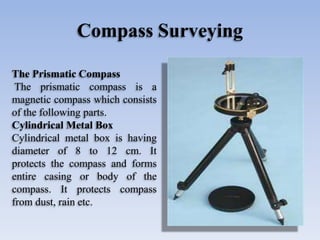 Prismatic Compass Surveying Instrument