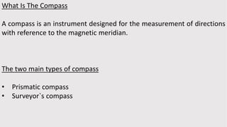 Compass surveying | PPT