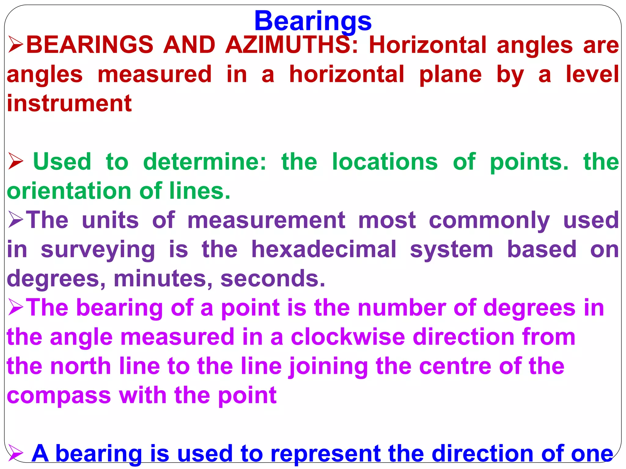 Compass surveying | PPTX