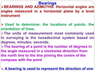 Compass surveying | PPTX