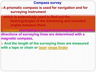 Compass surveying | PPTX