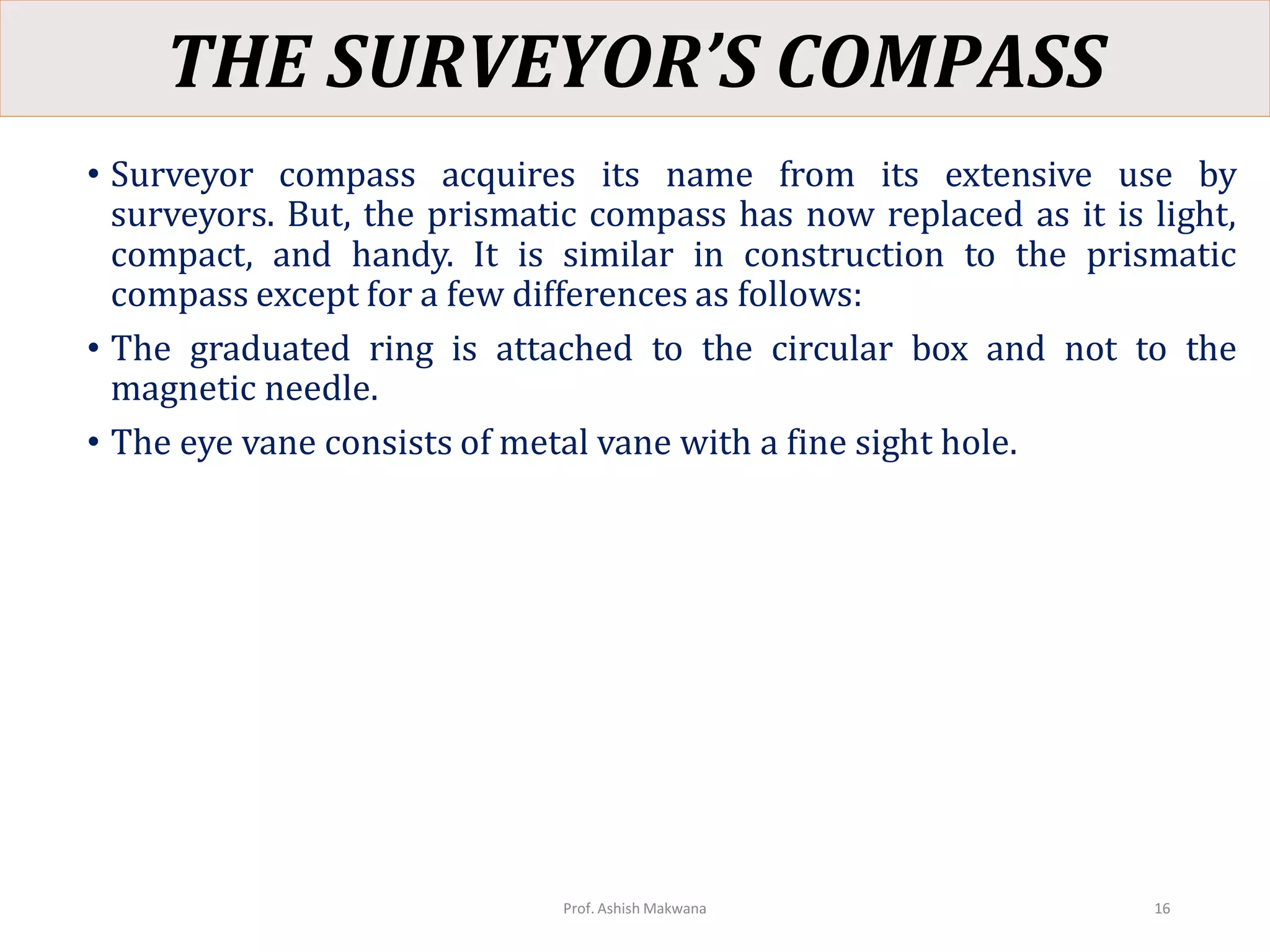 Compass surveying_Surveying, Civil Engineering | PDF