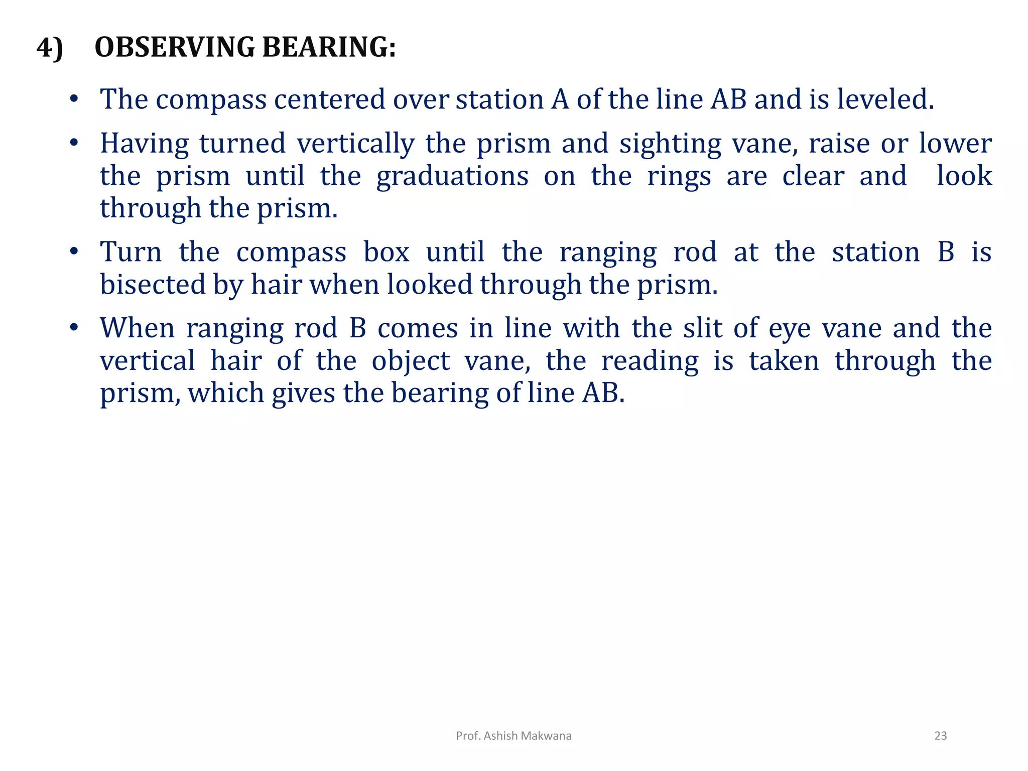 Compass surveying_Surveying, Civil Engineering | PDF