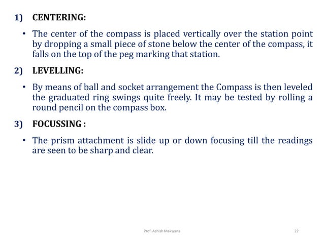 Compass surveying_Surveying, Civil Engineering | PPT