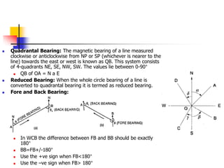 Compass surveying | PPT