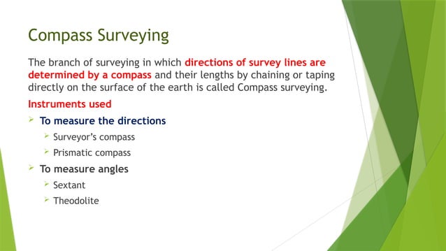 Compass Surveying civil engineering.pptx
