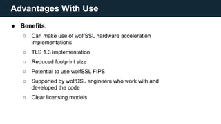 wolfSSL : Compatibility layer webinar | PDF