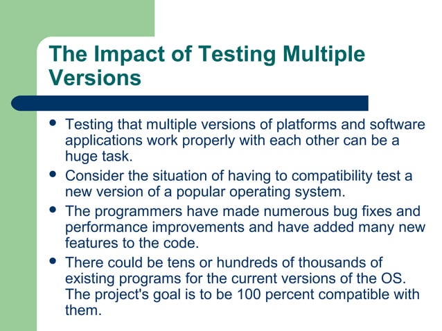 Software Compatibility testing | PPT