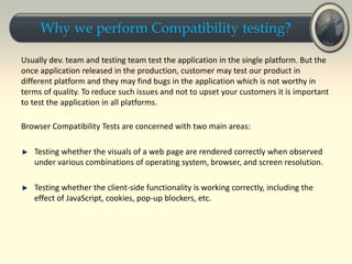 Compatibility testing | PPTX