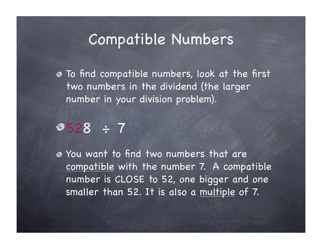 Compatible numbers | PPT