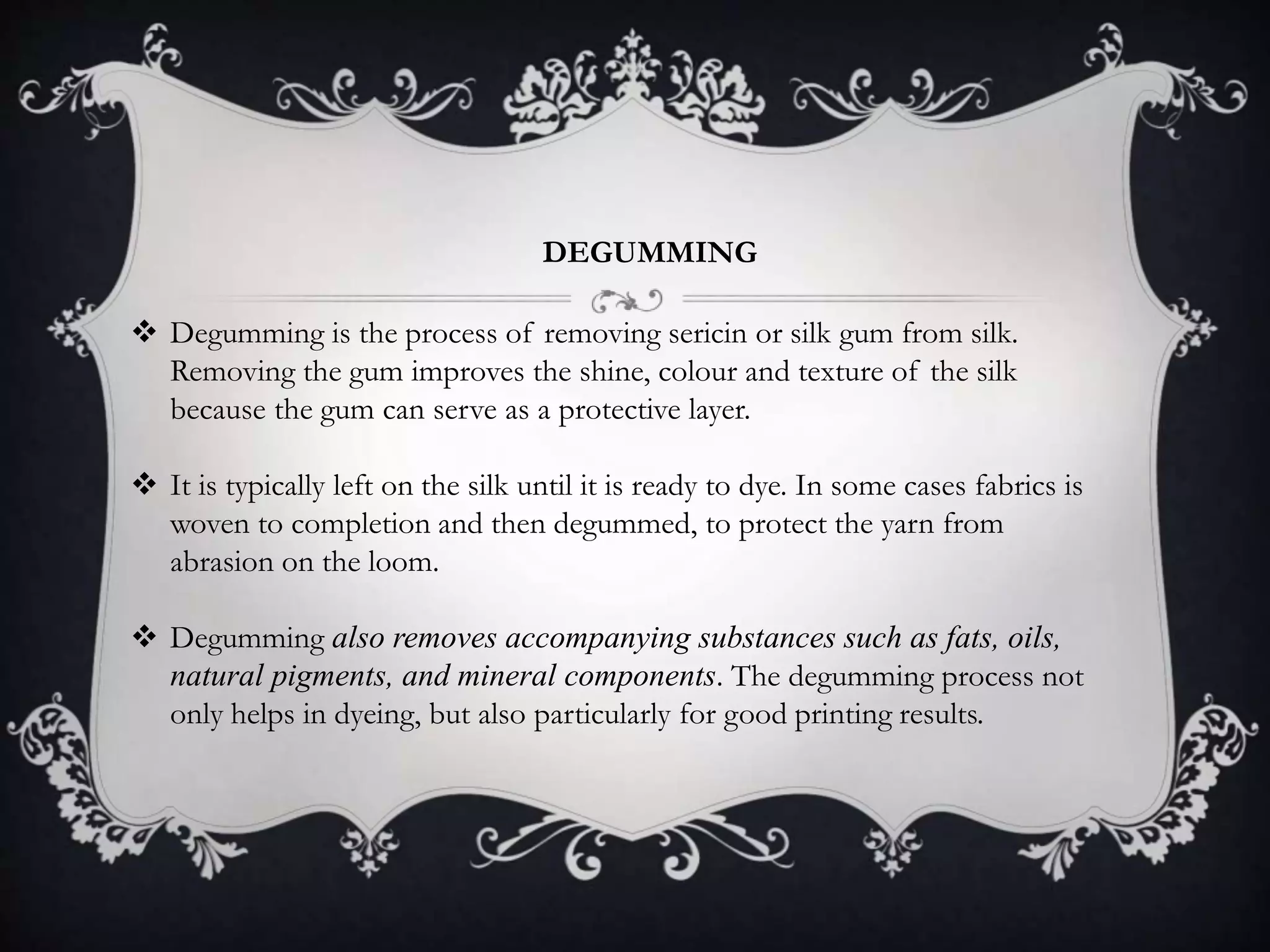 TEXTILE FINISHES | PPT