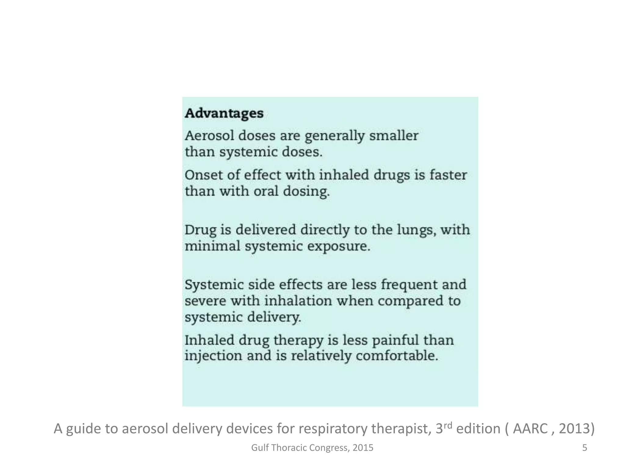 Compatiblity in aerosolized medications | PPT