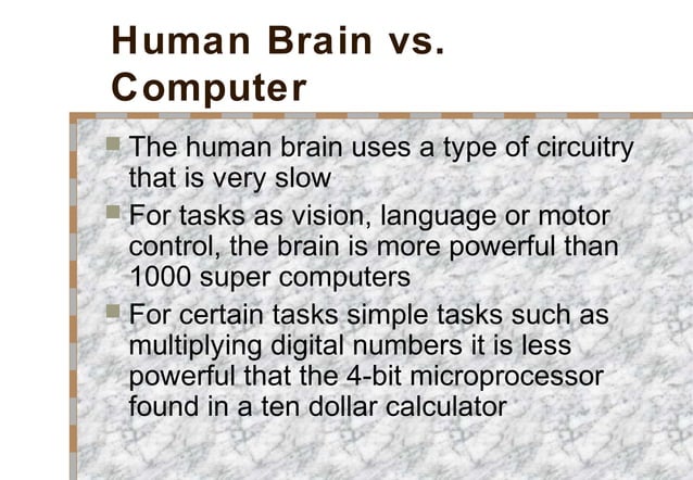 Brain vs Computer | PPT