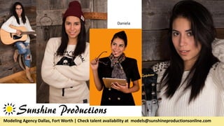 6 female models | Sunshine Productions Modeling Agency | Dallas, Fort ...