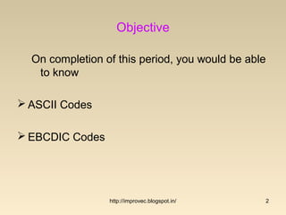 Comp codes (ascii...).24to25 | PPT