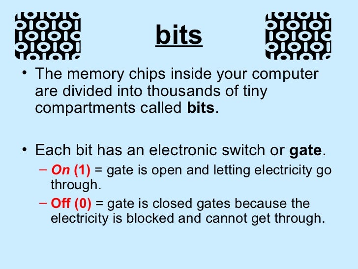 Comp conn 3 bits and bytes