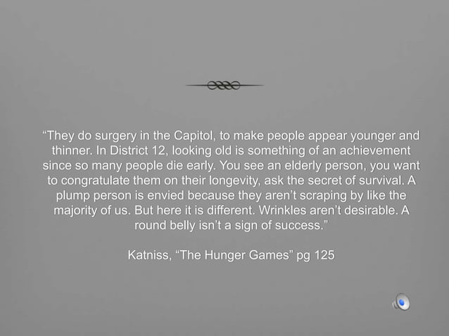 Compare and Contrast in "The Hunger Games" | PPT