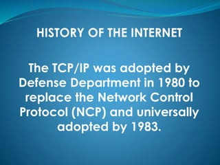 COMPED9 Module 2 The Internet and the Web | PPTX