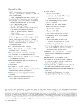Ditech Correspondent Lending - Competitiv Edge | PDF