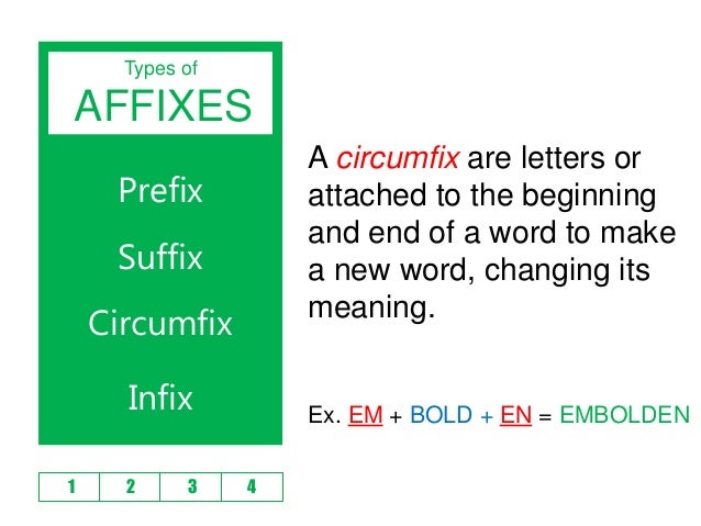 Affixes