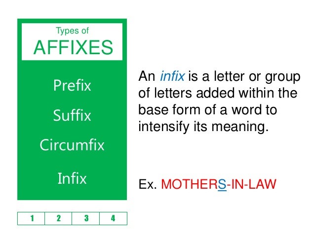Affixes
