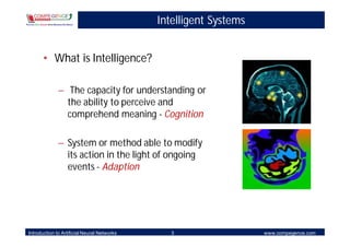 Compegence: Dr. Rajaram Kudli - An Introduction to Artificial Neural ...