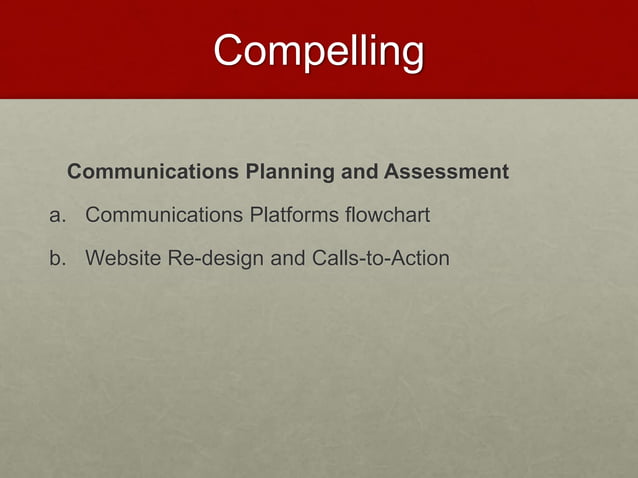 Developing a Compelling Communications Presence | PPT