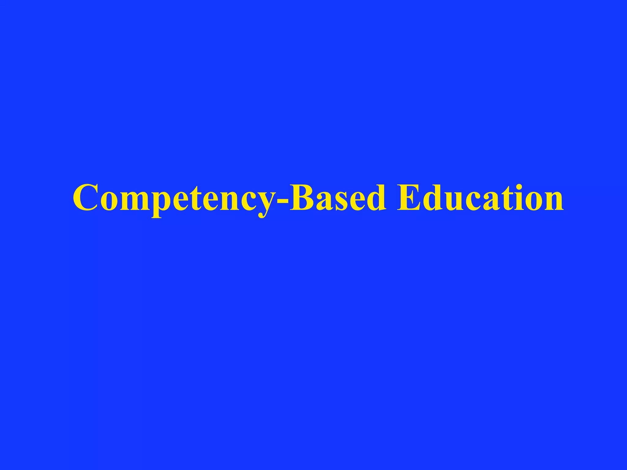 competency based education.ppt