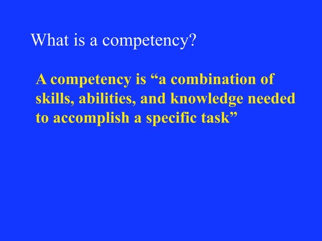competency based education.ppt | Educational Assessment | Education