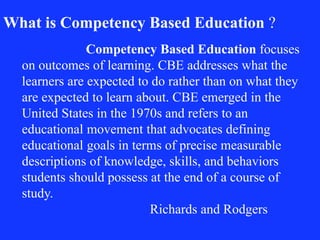 competency based education.ppt