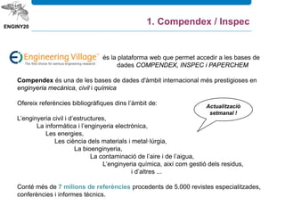 Bases de dades en enginyeria: Compendex, Inspec i IEEEXplore | PPT