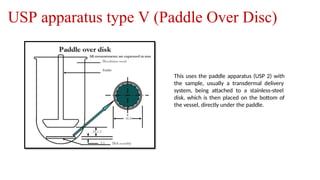 Compendial METHODS of dissolution / various methods | PPTX