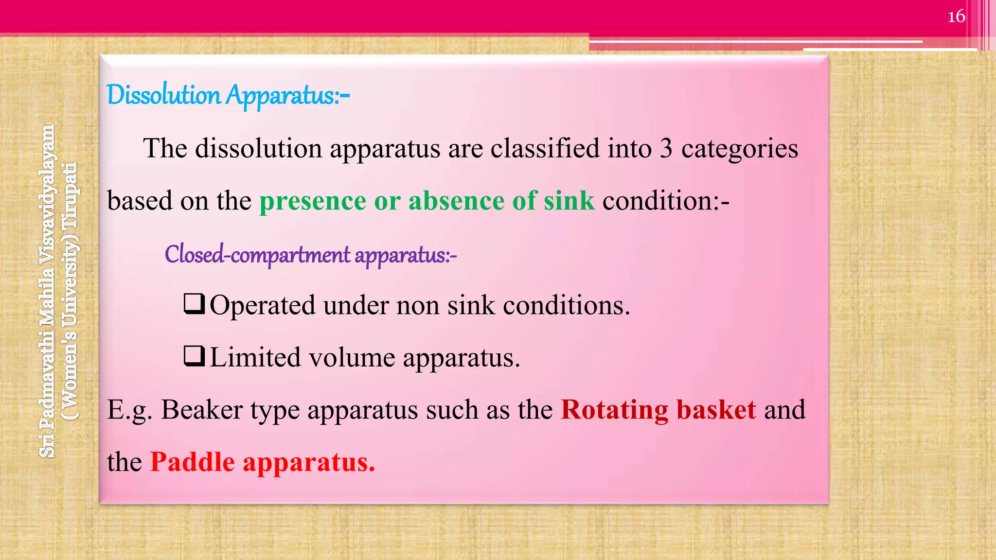 Compendial methods of dissolution testing | PPTX