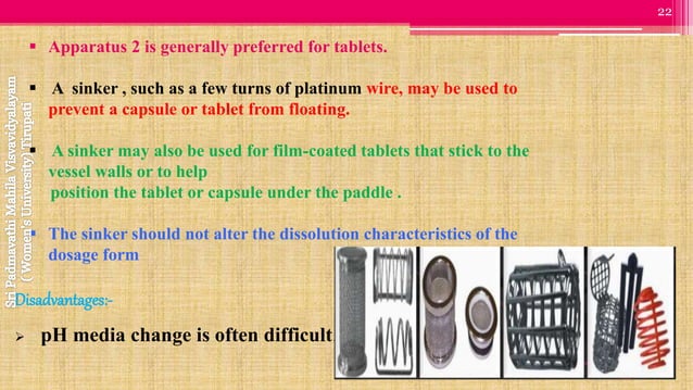 Compendial methods of dissolution testing | PPTX | Pharmaceutical ...
