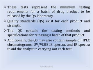 Compendial testing | PPTX | Pharmaceutical Drugs | Medical Health