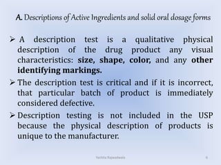 Compendial testing | PPTX | Pharmaceutical Drugs | Medical Health