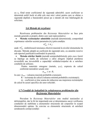Compendiu de rezistenta materialelor | PDF
