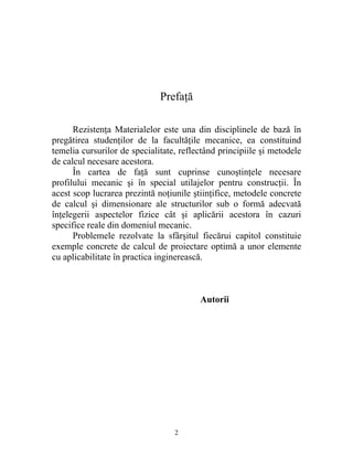 Compendiu de rezistenta materialelor | PDF