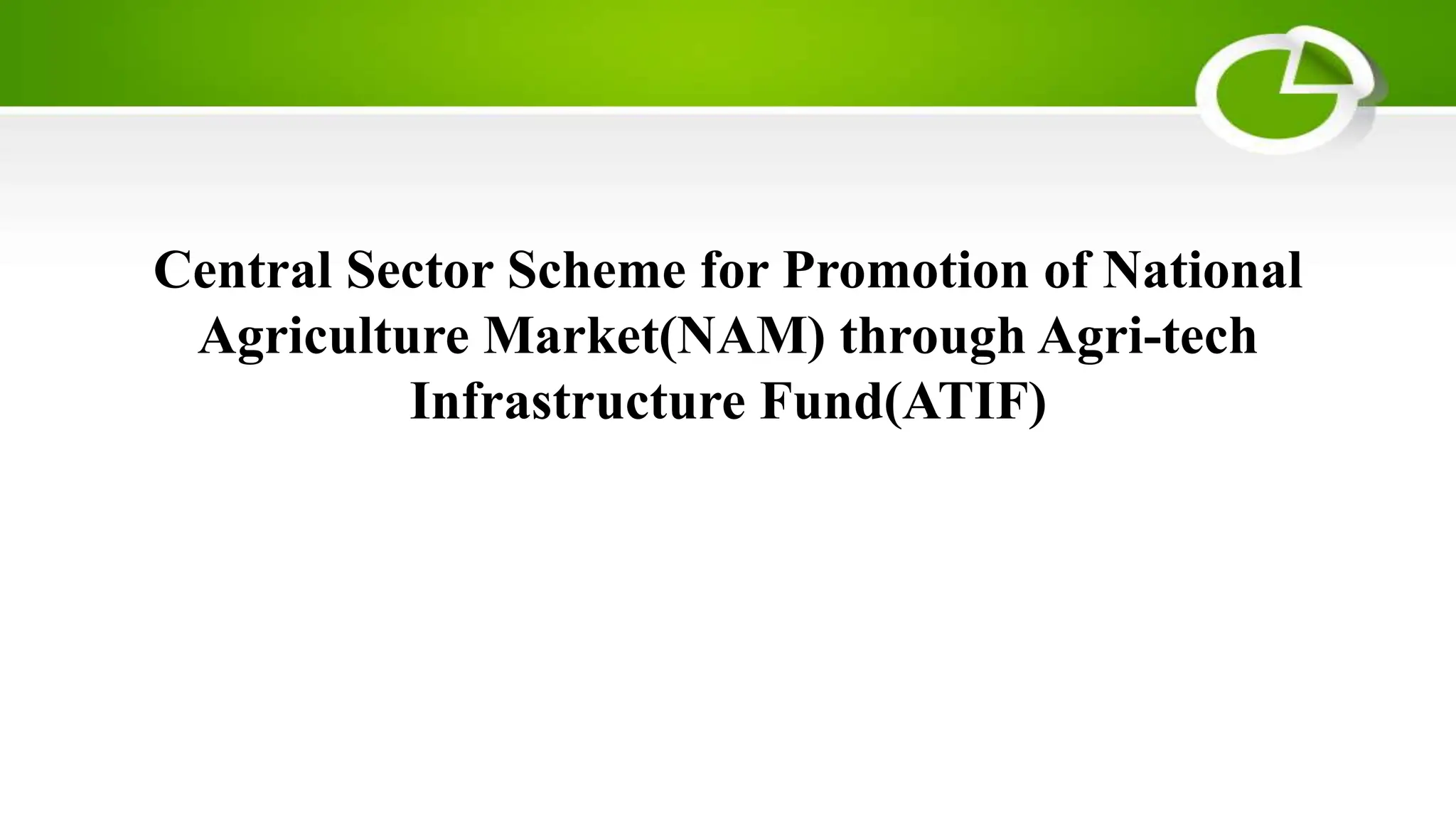 Agriculture Schemes | PPTX