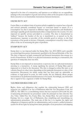 COMPENDIUM OF UGANDA'S DOMESTIC TAX LAWS - 2020 HYBRID EDITION | PDF