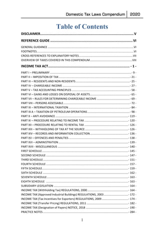 COMPENDIUM OF UGANDA'S DOMESTIC TAX LAWS - 2020 HYBRID EDITION | PDF