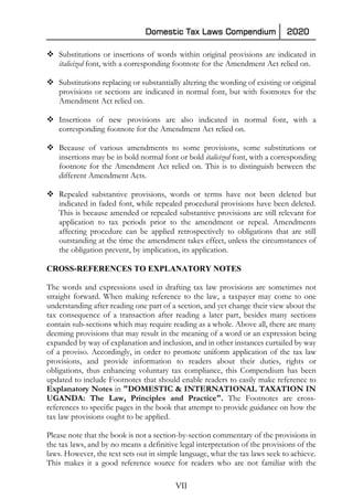 COMPENDIUM OF UGANDA'S DOMESTIC TAX LAWS - 2020 HYBRID EDITION | PDF