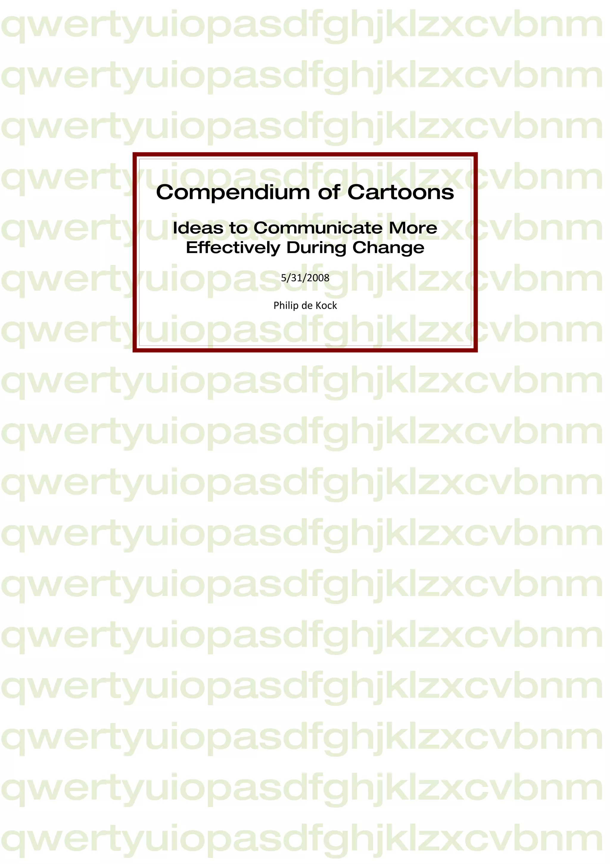Compendium Of Change Management Cartoons | DOC