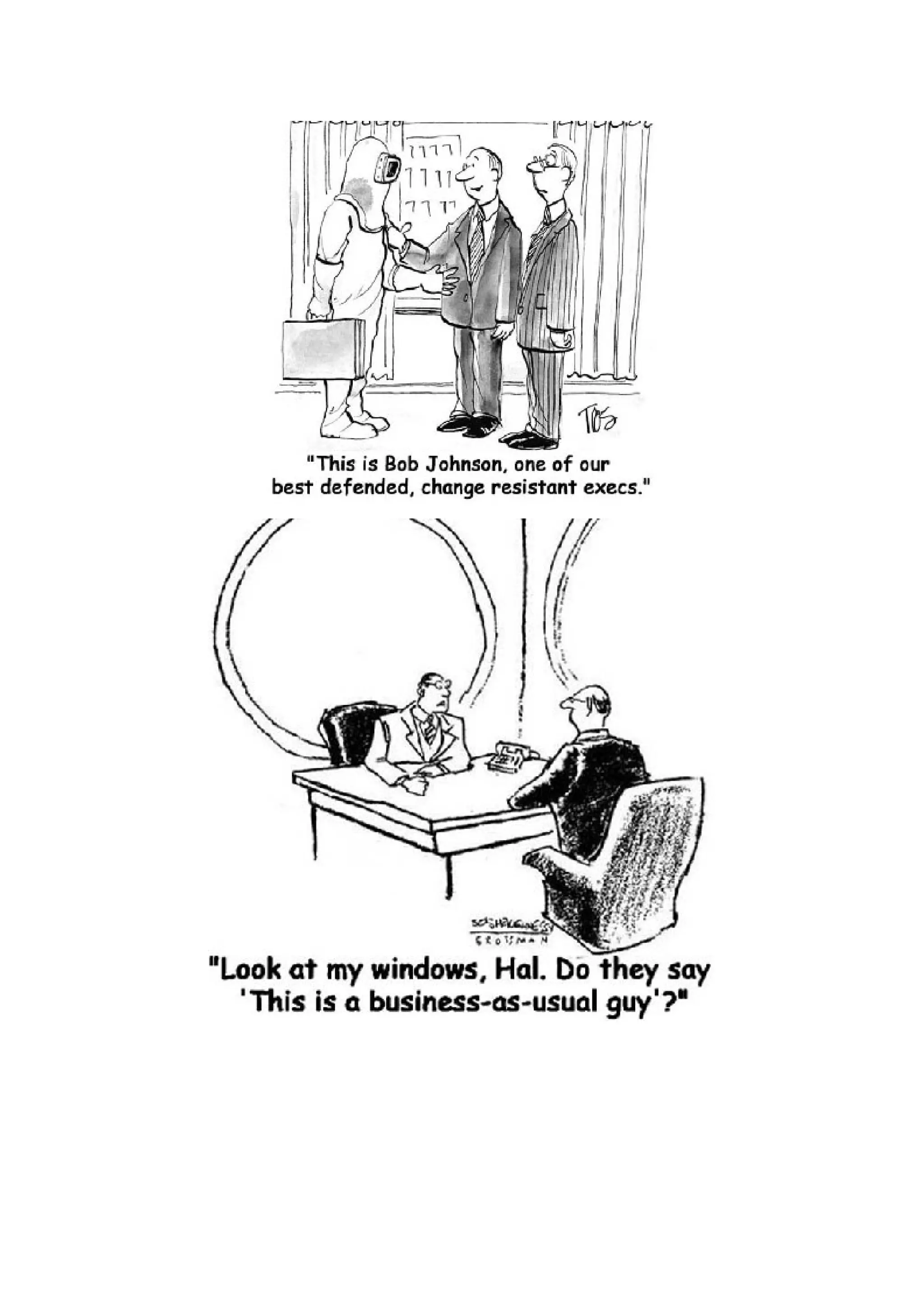 Compendium Of Change Management Cartoons | DOC