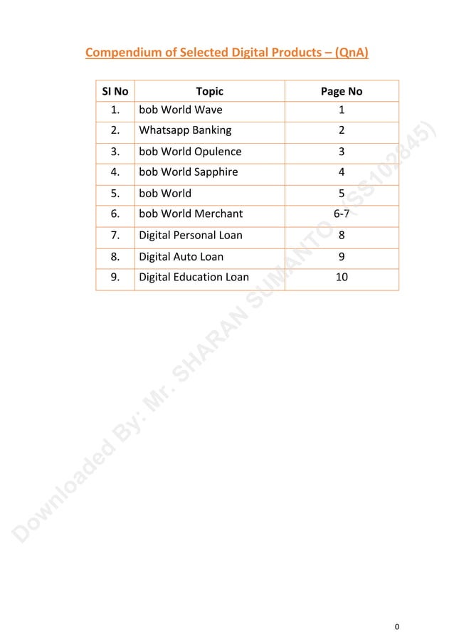 Digi products knowledge of bob comadium og dp | PDF | Credit Cards | Personal Debt